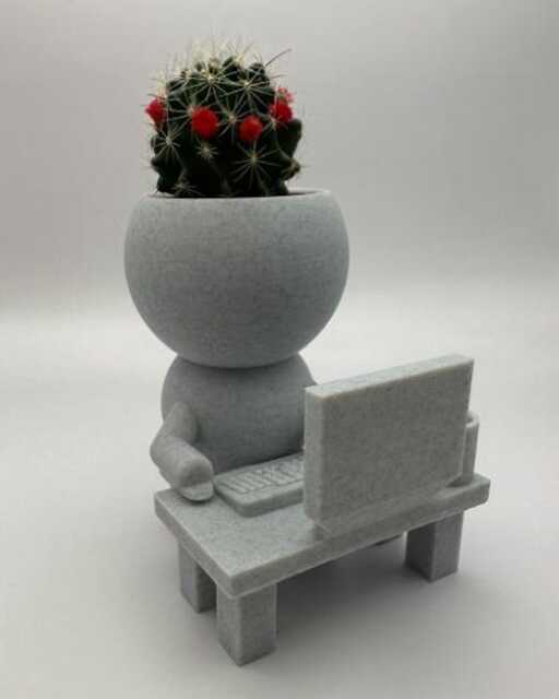 "Working From Home Gift Computer Succulent Planter ""Wee Jimmy Wfh" by Etsy | ufurnish.com