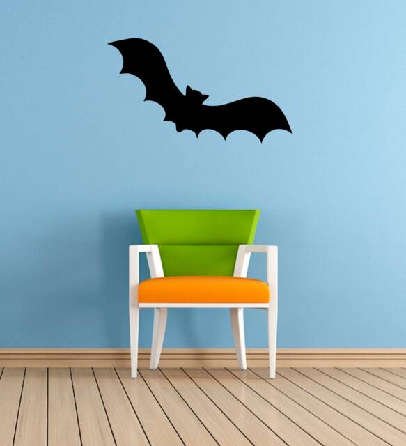 Large Bat Decorative Vinyl Wall Art Sticker Decal Mural. Home, Decor ...