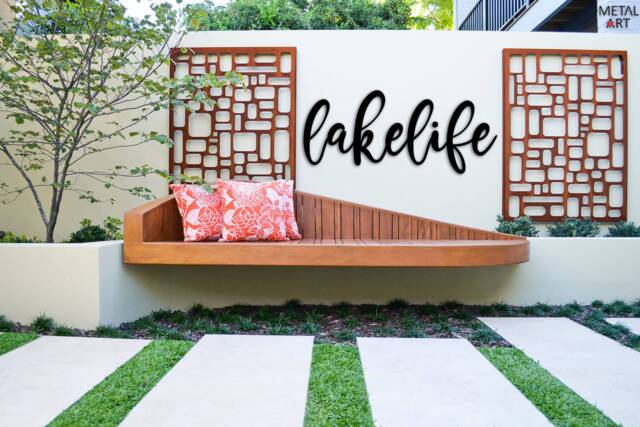 Lake Life Metal Sign, Lakehouse Decor, House, Life, House Wall Art Lake ...