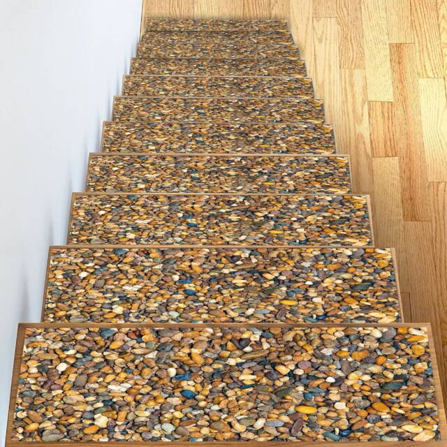 Pattern Stair Tread Rug, Modern Rug, Non-Slip Tread, Personalized ...