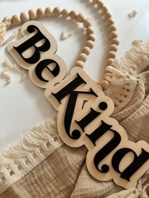 Children's Room Decor - Wall Art Be Kind Sign Nursery Boho- Scandi ...