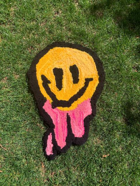 Drippy Smiley Face Rug by Etsy | ufurnish.com