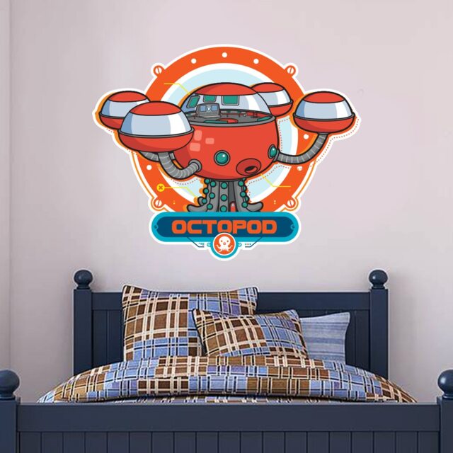Official Octonauts Octopod Wall Sticker Mural - Vinyl Decal Oct020 by ...
