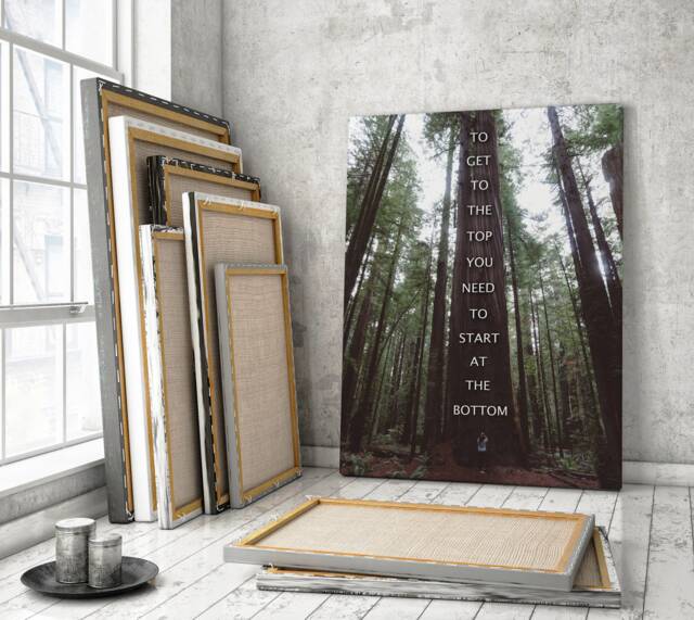 Motivational Wall Art Mindfulness Gift Canvas Print Signs To Get The ...