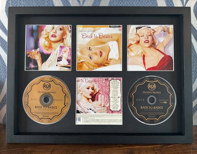 Christina Aguilera - Back To Basics Double Cd Wall Display Frame Not ...
