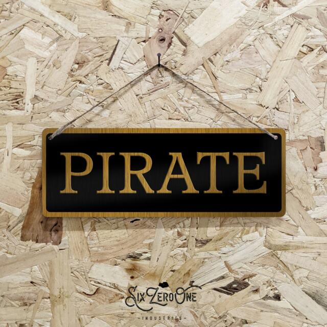 Door Marked Pirate Metal Sign, Always Sunny Private Korean Bar Enriched ...