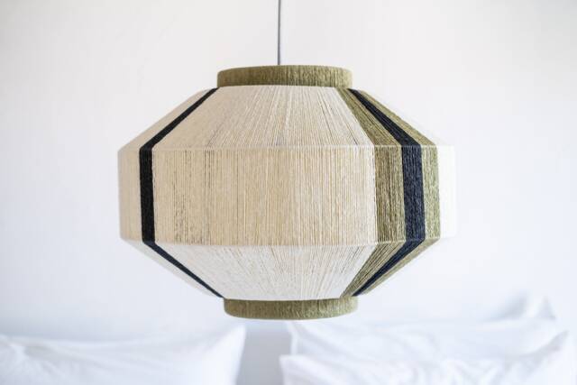 Japanese Paper String Lamp Handmade Art Deco Pendant Light by Etsy ...