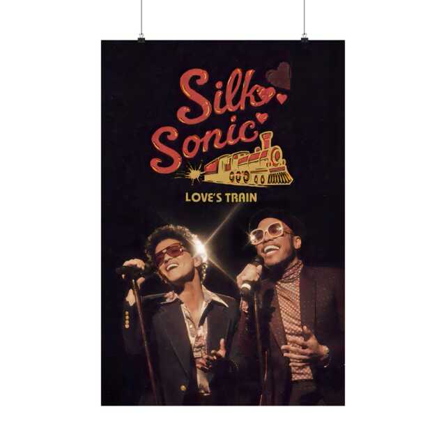 Silk Sonic - Poster - Rap Poster, Hip-Hop by Etsy | ufurnish.com