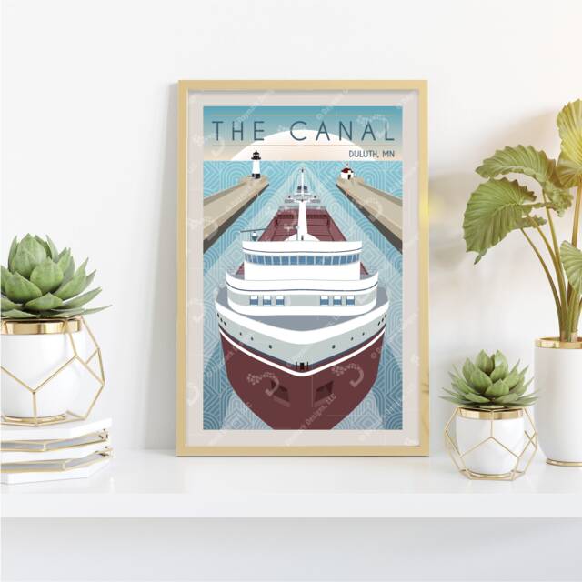 The Canal Retro Style Poster by Etsy | ufurnish.com