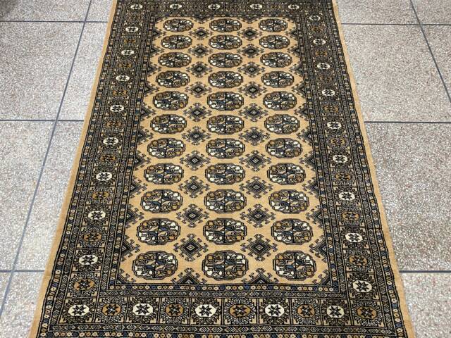 4x6 Beige Bokhara - Area Rug Table Bukhara Living Room Pure Wool ...