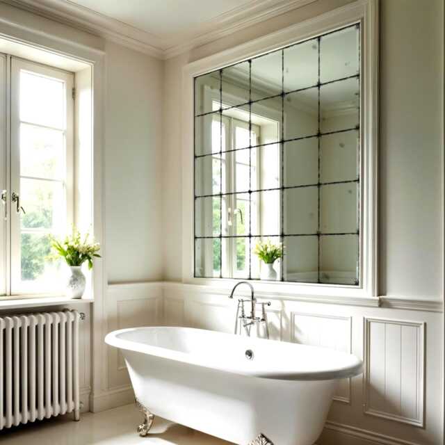 Antique Mirror Tiles, Aged Tiles For Wall Decor, Distressed Vintage ...