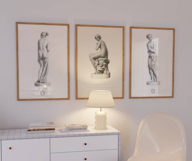 Set Of 3 Greek Sculpture Prints, Gallery Wall Multipack, Roman A2, A3 ...