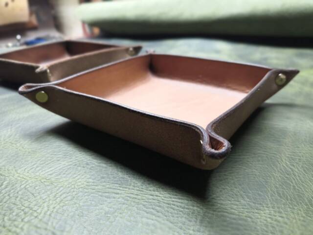 Leather Tray, Desk Tidy, Dice Tray Made To Order by Etsy | ufurnish.com