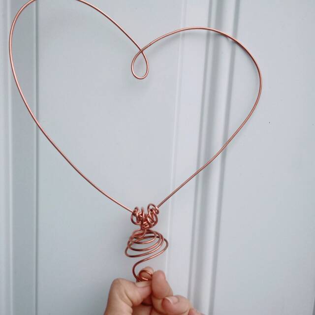 Heart Christmas Tree Topper in Pure Copper by Etsy | ufurnish.com