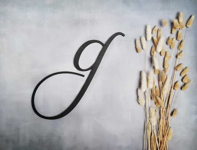 Large Cursive Letters For Wall Decor, Decorative Wooden Above Bed ...