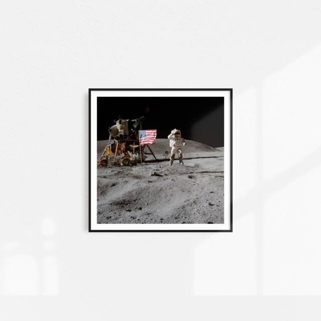 Nasa Retro Space Photo, Moon Landing, Photography, Space, Wall Art ...