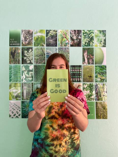 Green Aesthetic Room Decor, Earthy Nature Wall Collage Kit, 40 Pcs ...
