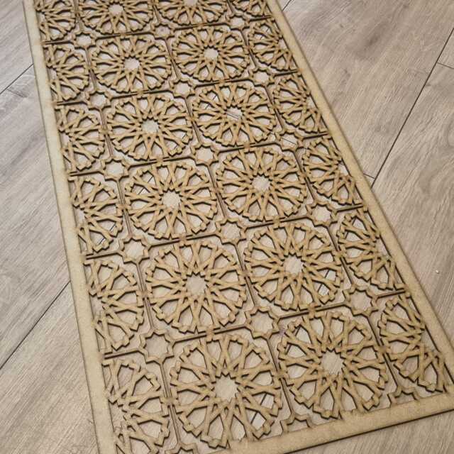 Symmetrical Mandela Decorative Screen For Radiator Cabinets - Laser-Cut ...