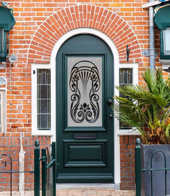 Art Nouveau Pub & Bar Frosted Window Etch Vinyl Or Restaurant Design ...