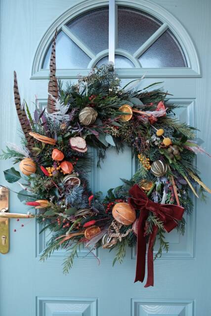 Fruit Laden Limited Edition Luxury Festive Christmas Wreath by Etsy ...