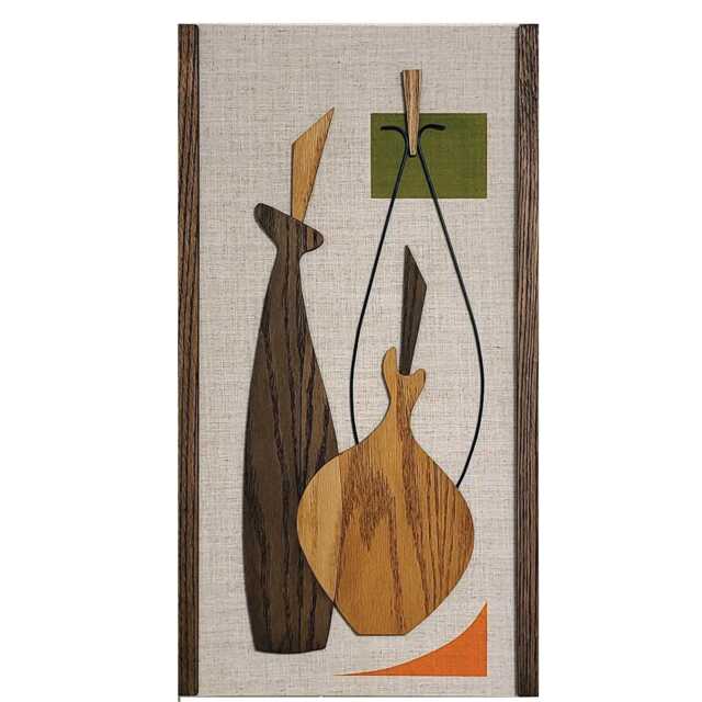 Mcm Wall Art Panels, Mid Century Modern Wall Art, Linen Panels With ...