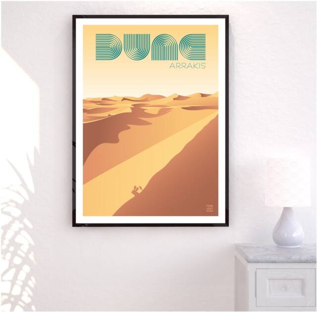 A3 Poster -- Dune - Arrakis by Etsy | ufurnish.com