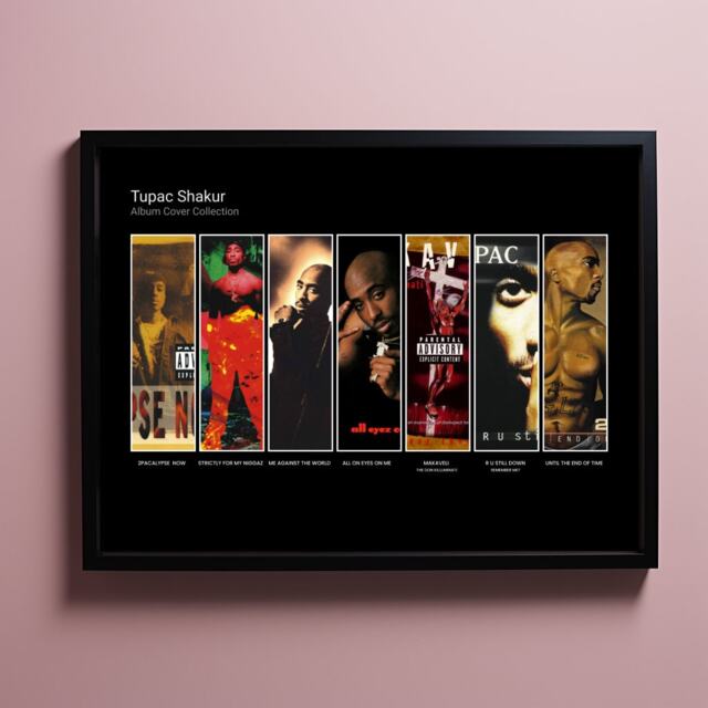 2Pac Album Cover Poster - Professional Print Wall Art Rap Hip Hop Tupac ...