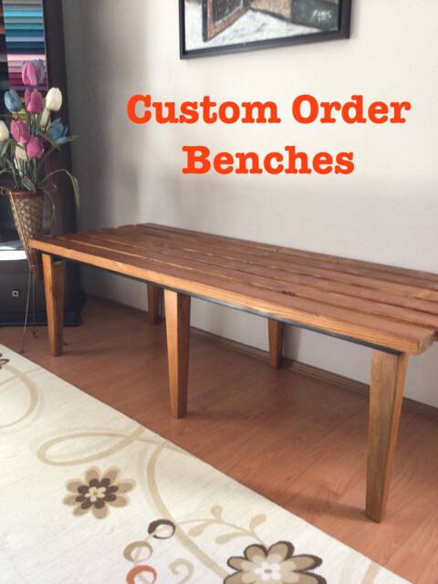 Custom Decorative Wood Bench, Rustic Farmhouse Dining Bench by Etsy ...