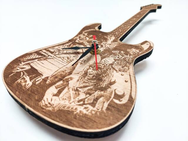 Eddie Van Halen Ver2 Inspired Wooden Guitar Wall Clock by Etsy ...