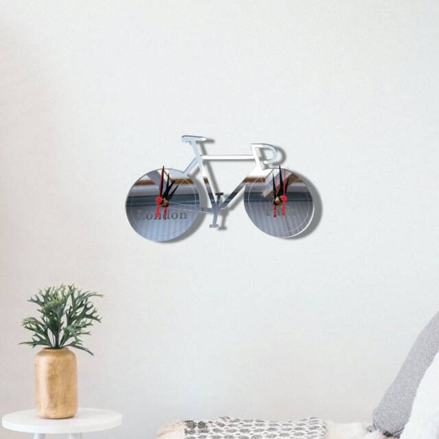 Personalized Acrylic Bicycle Clock Two Time Zones, Custom Names by Etsy ...