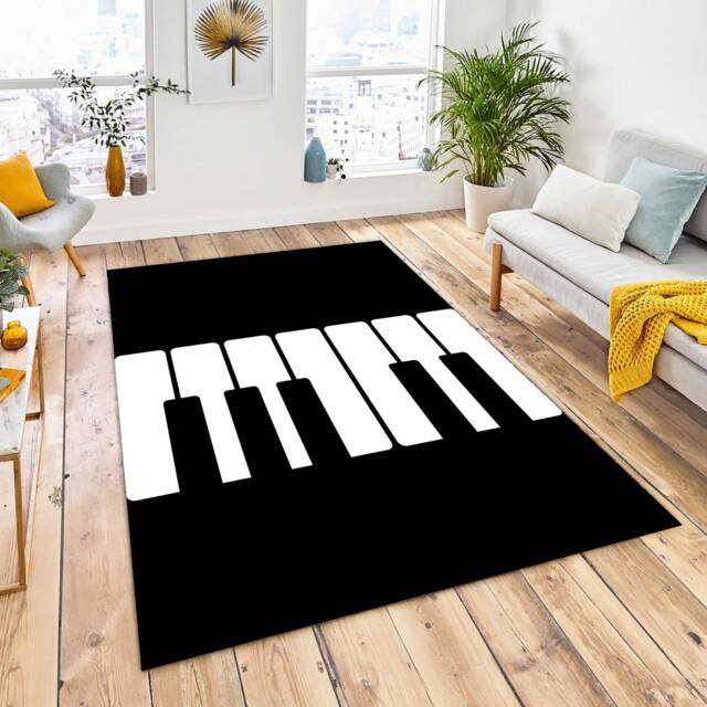 Piano Welcome Rug, Piano Keyboard Doormat, Musical Welcome Rug, Indoor ...