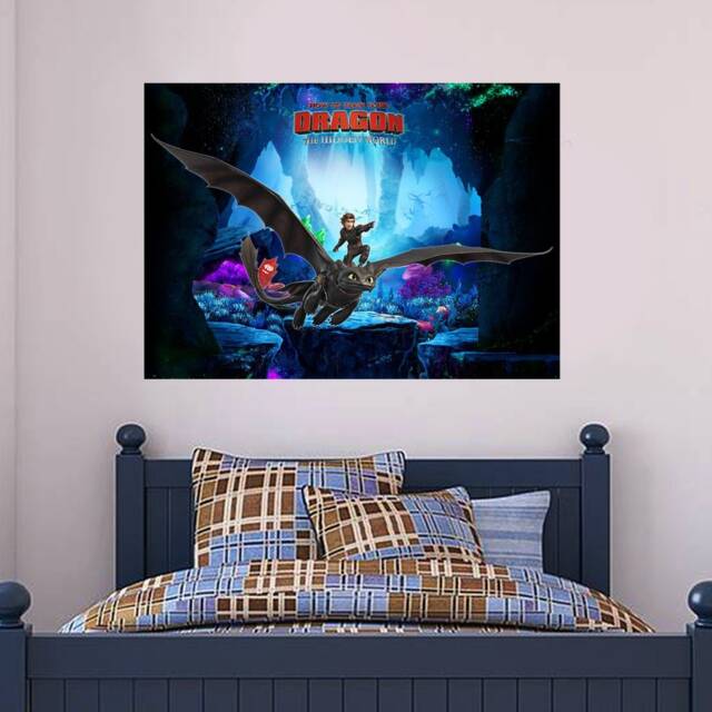 How To Train Your Dragon - Hiccup & Toothless Wall Sticker Poster by ...