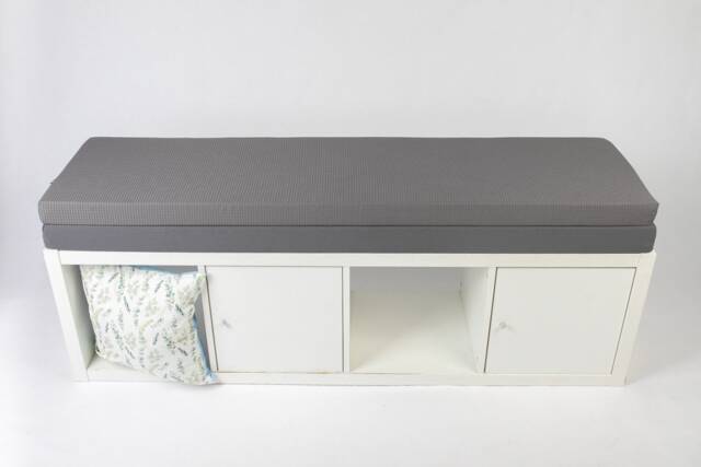 Ikea Kallax Seat Cushion - Waffle Pique Collection Dark Gray For Ikea ...