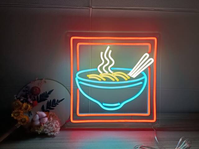 Ramen Japanese Noodles Neon Sign - Shop Wall Decor Art Led Neon Sign ...