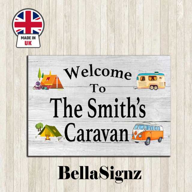 Personalized Caravan Metal Sign Camping Decor, Man Cave, Bar Plaque by ...