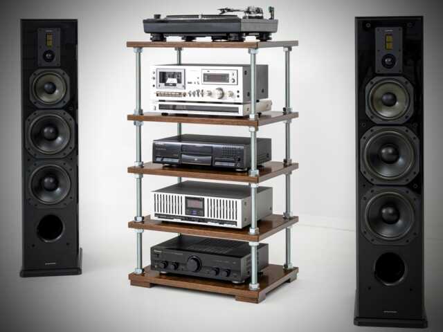 Adjustable Hifi Audio Rack - Heavy Duty - Custom Hifi Turntable Stand ...