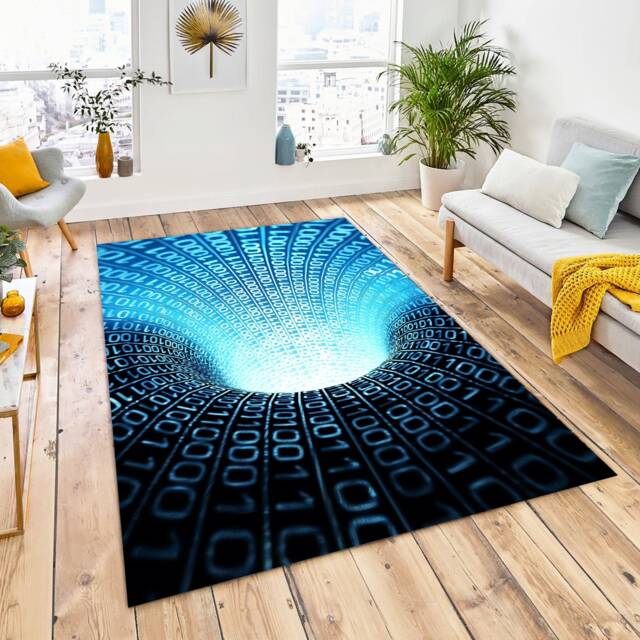 Machine Language, Language Rug, Coding, Computer Numeric Digital ...