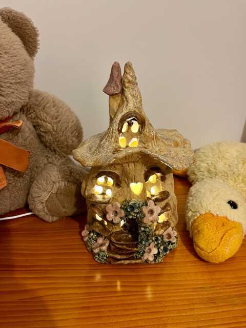 Fairy House Lamp, Led Night Light, Electric Nursery Lamp, Table Girls ...