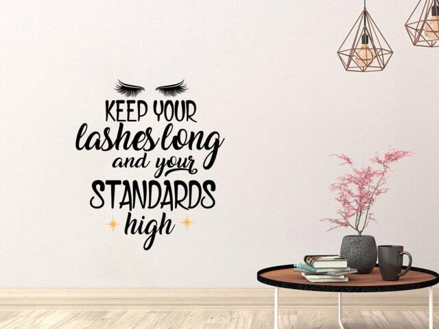 Makeup Beauty Salon Wall Decal -Makeup Quotes - Lover Vinyl Decals Glam ...