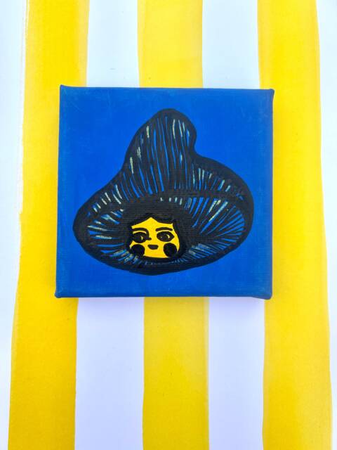 Canvas Painting, Original Art, Mini Canvas, Unique Wall Decoration ...