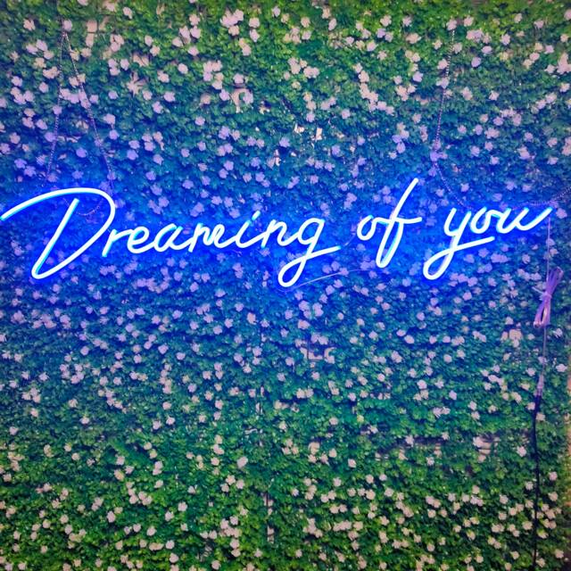 Custom Neon Sign - Dreaming Of You Signs Bedroom Wall Decor ...