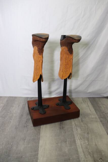 Repurposed Boot Stand Made From Repurposed Cobbler's Cast Iron Anvil ...