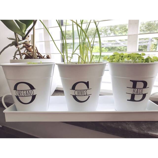 Herb Planters Pots, Indoor, Kitchen Garden by Etsy | uFurnish.com