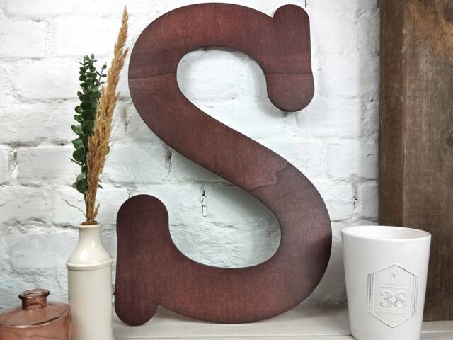 Extra Large Letter, Wall Decor, Wood, Rustic Wedding Guest Signature ...