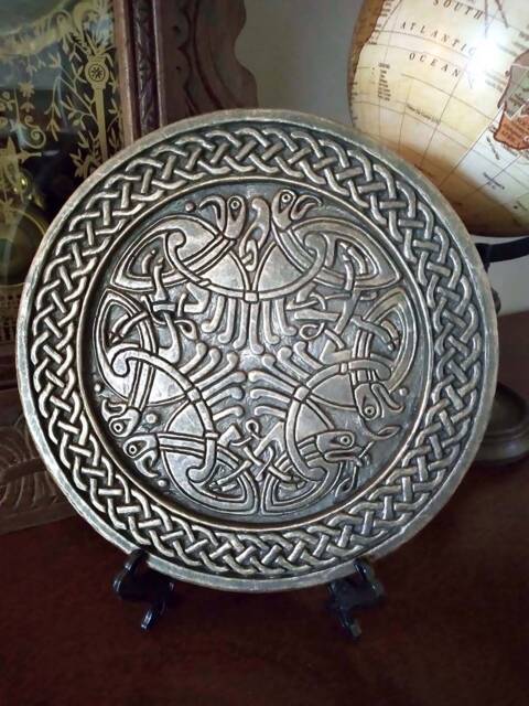 Celtic Eagle Wall Medallion Bronze Colored Finish by Etsy | ufurnish.com