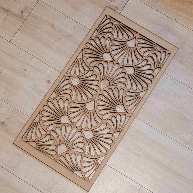 Art Deco Fan Decorative Screen Laser-Cut Mdf Panel, Radiator Cabinet ...