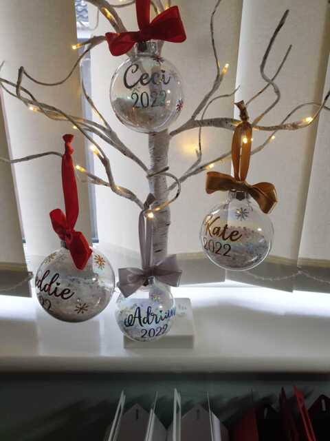 Personalised Glass Bauble & Gift Box by Etsy | uFurnish.com