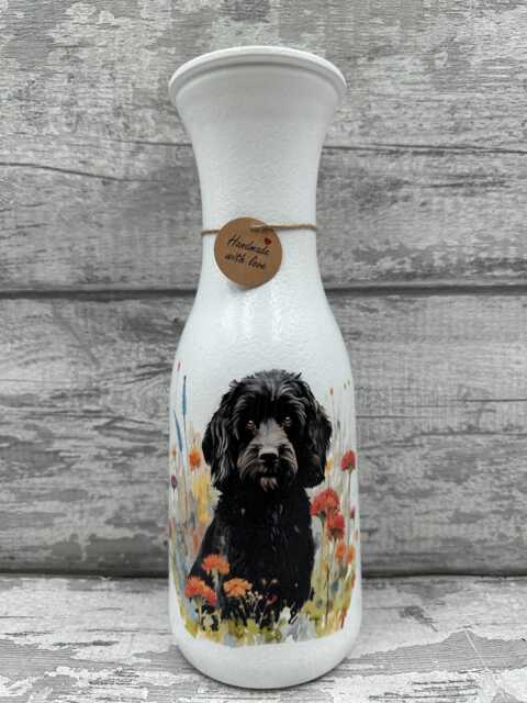 Cockapoo Vase, Black Cockapoo, Cockapoo Gifts, Decor by Etsy | ufurnish.com