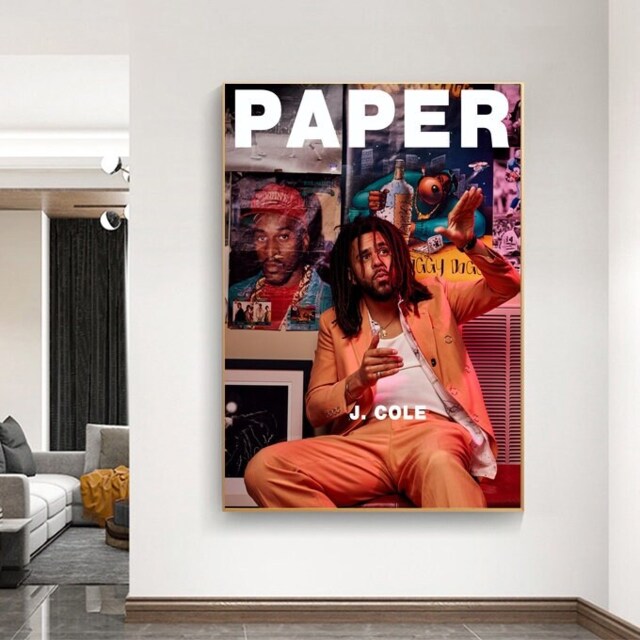 J Cole Magazine Cover Poster, Fashion Poster Design, Wall Decor by Etsy ...