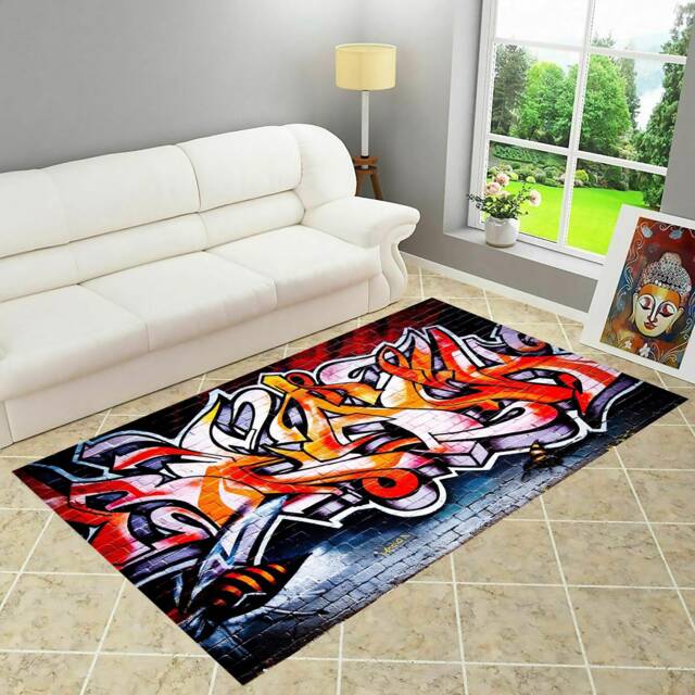 Graffiti Rug, Urban Art Carpet, Graffiti Street Rug, Decoraci??n Del ...